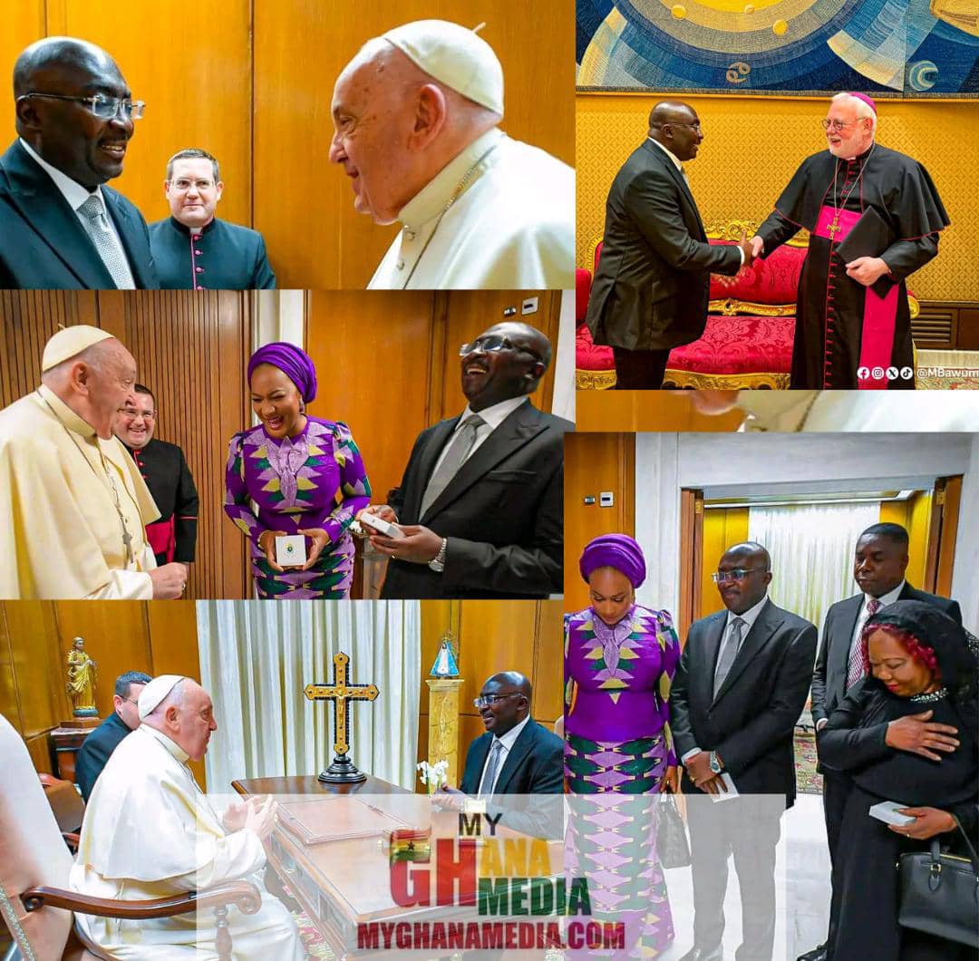 Photos: Ghana’s Vice President Meets Pope Francis In Historic Vatican ...